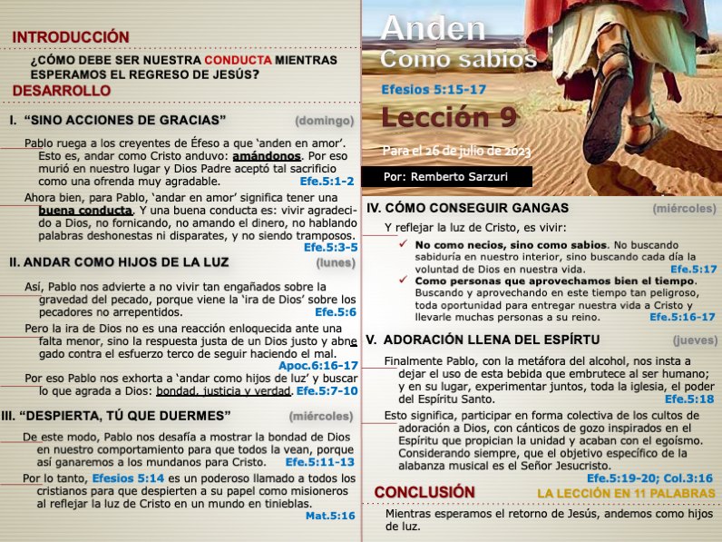 Resumen Lección de Escuela Sabática - CUARTO Trimestre 2025 - PowerPoint y PDF